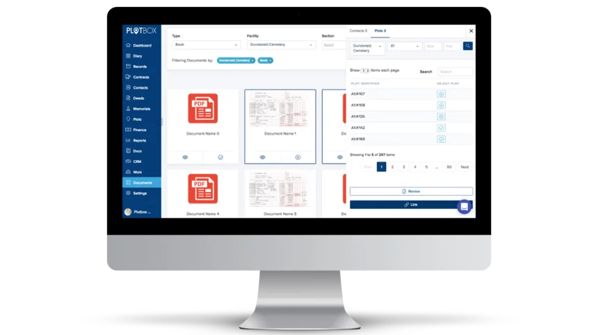 Cemetery Document Management Software | PlotBox | USA